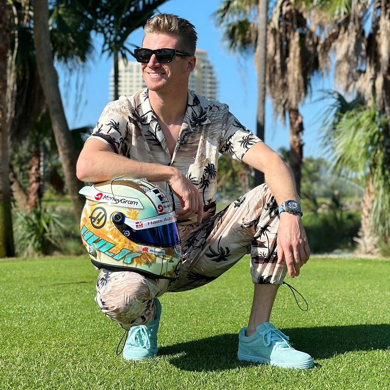 GP Miami F1 2023: Nico hulkenberg, con su casco. | MARCA.com