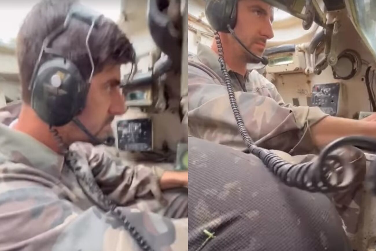 Courtis, conduciendo un tanque | MARCA.com