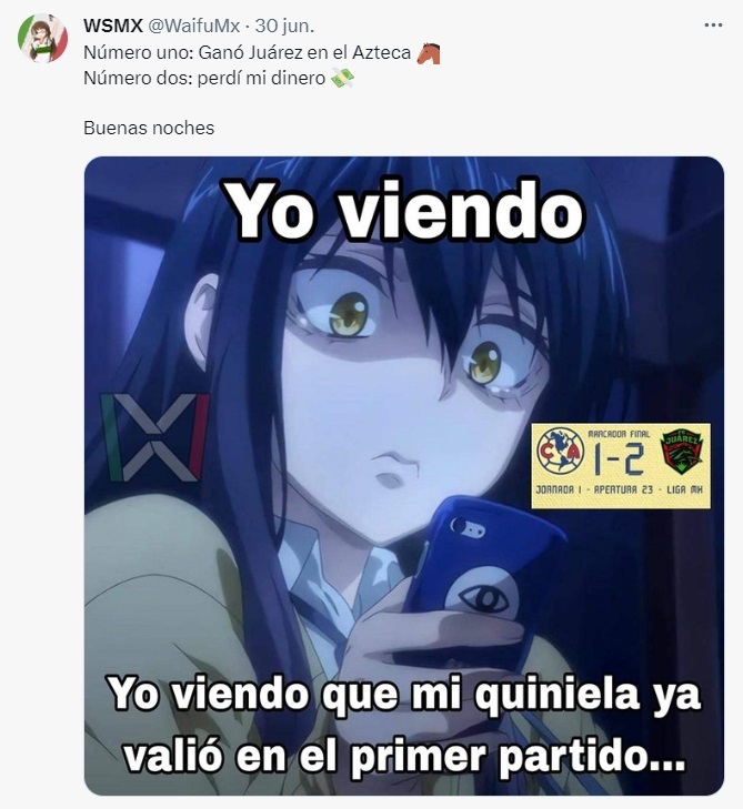 Liga MX 2023Yo viendo que mi quiniela ya valió en el primer... | MARCA.com