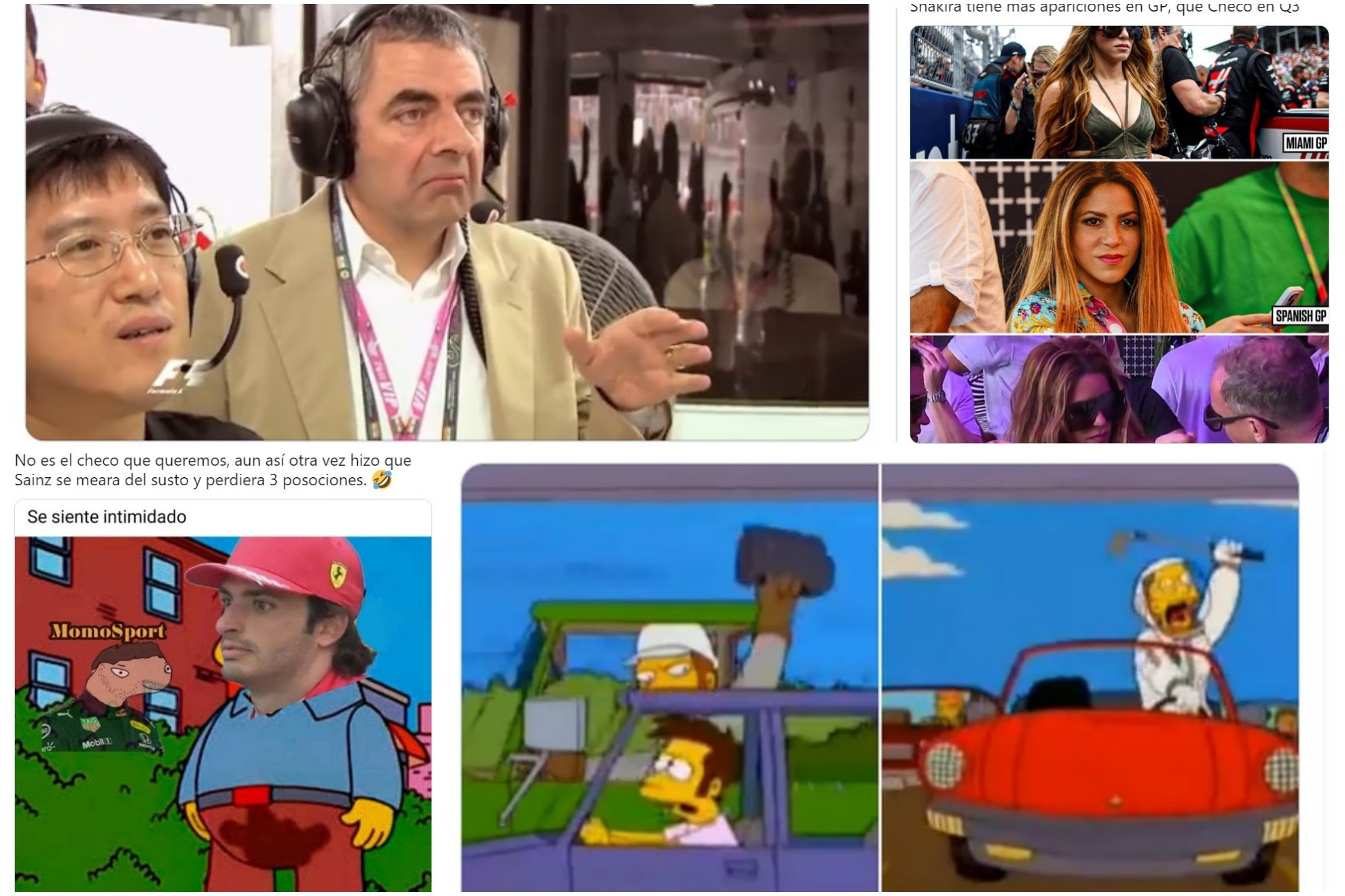 MEMES: Checo Pérez remonta, pero causa burlas por su carrera en ...