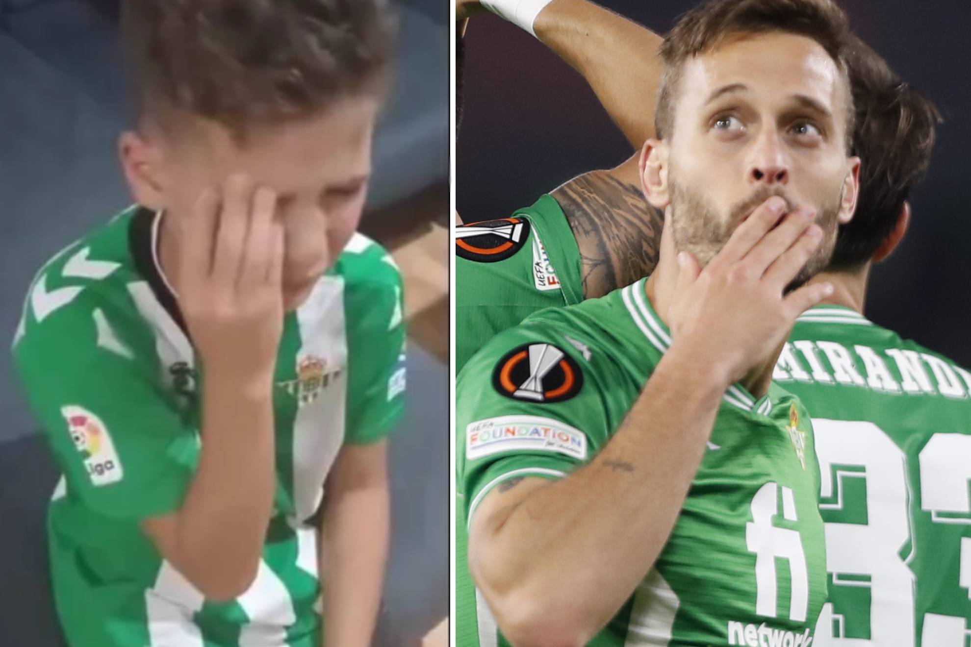 Niño de Betis llora partida de Sergio Canales a Rayados: "Yo nunca lo ...