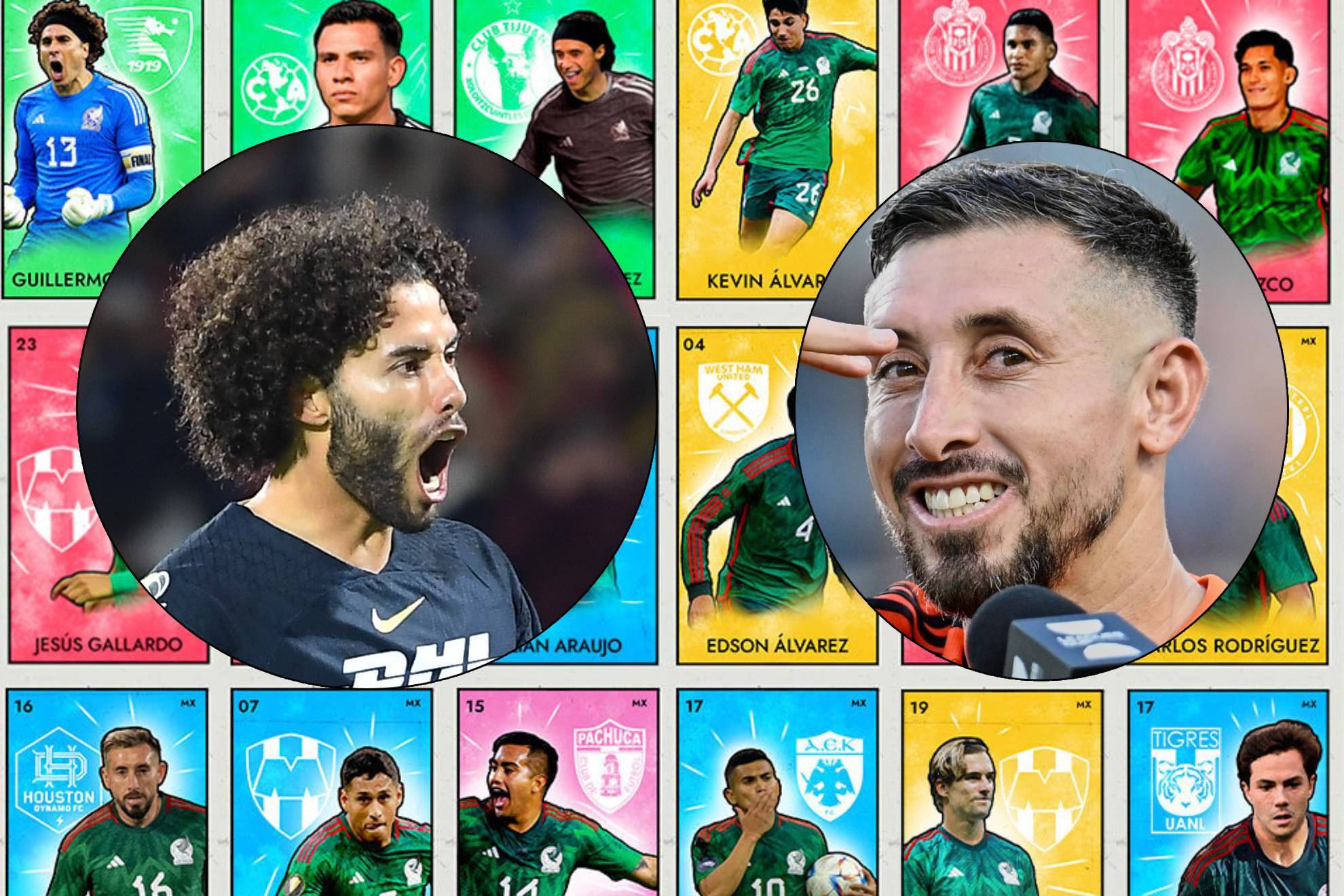 Héctor Herrera y César Huerta, en primera convocatoria de Jaime Lozano ...