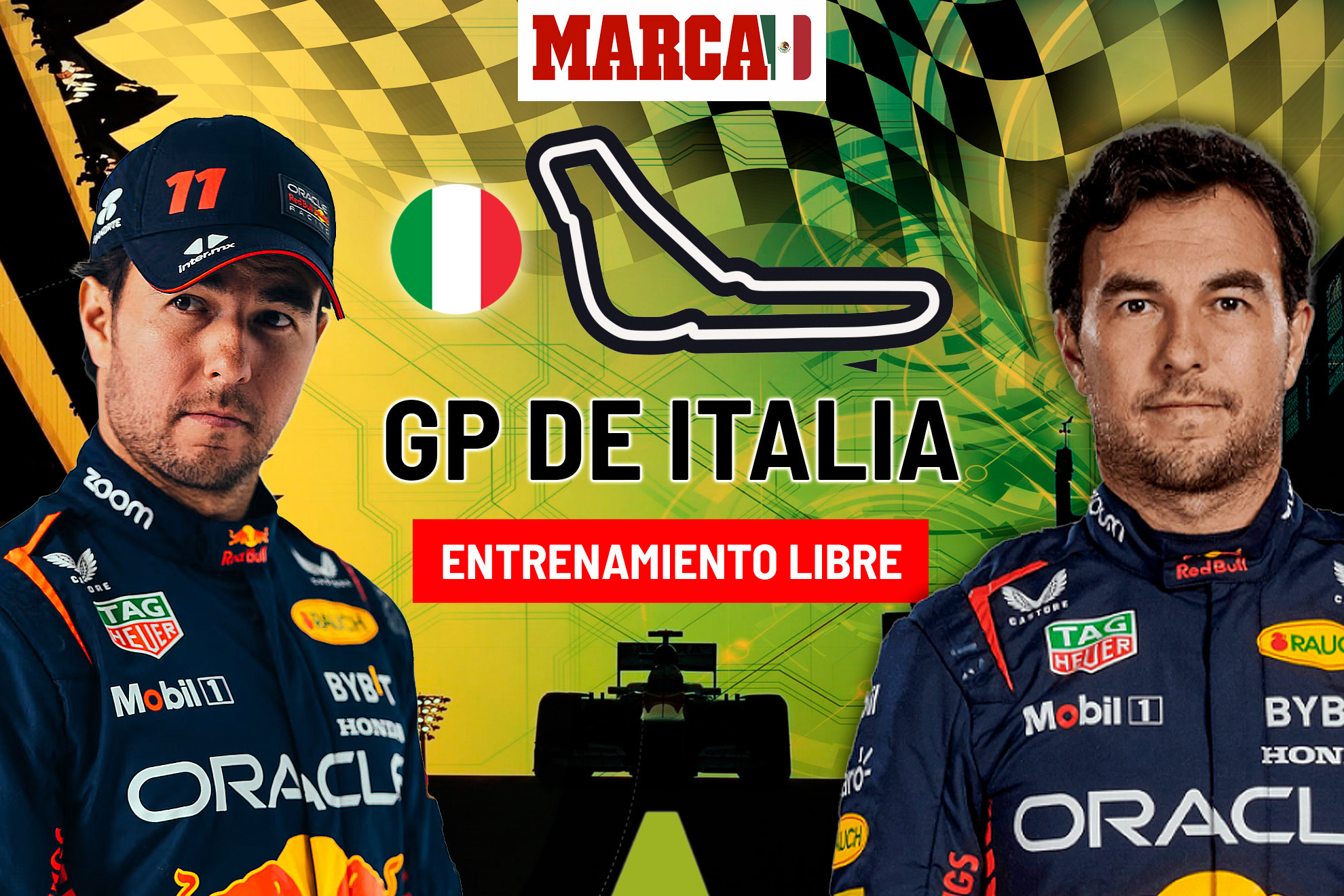 Resultados Práctica 2 GP Italia 2023: Posiciones y cómo le fue a Sergio Pérez a pesar del accidente