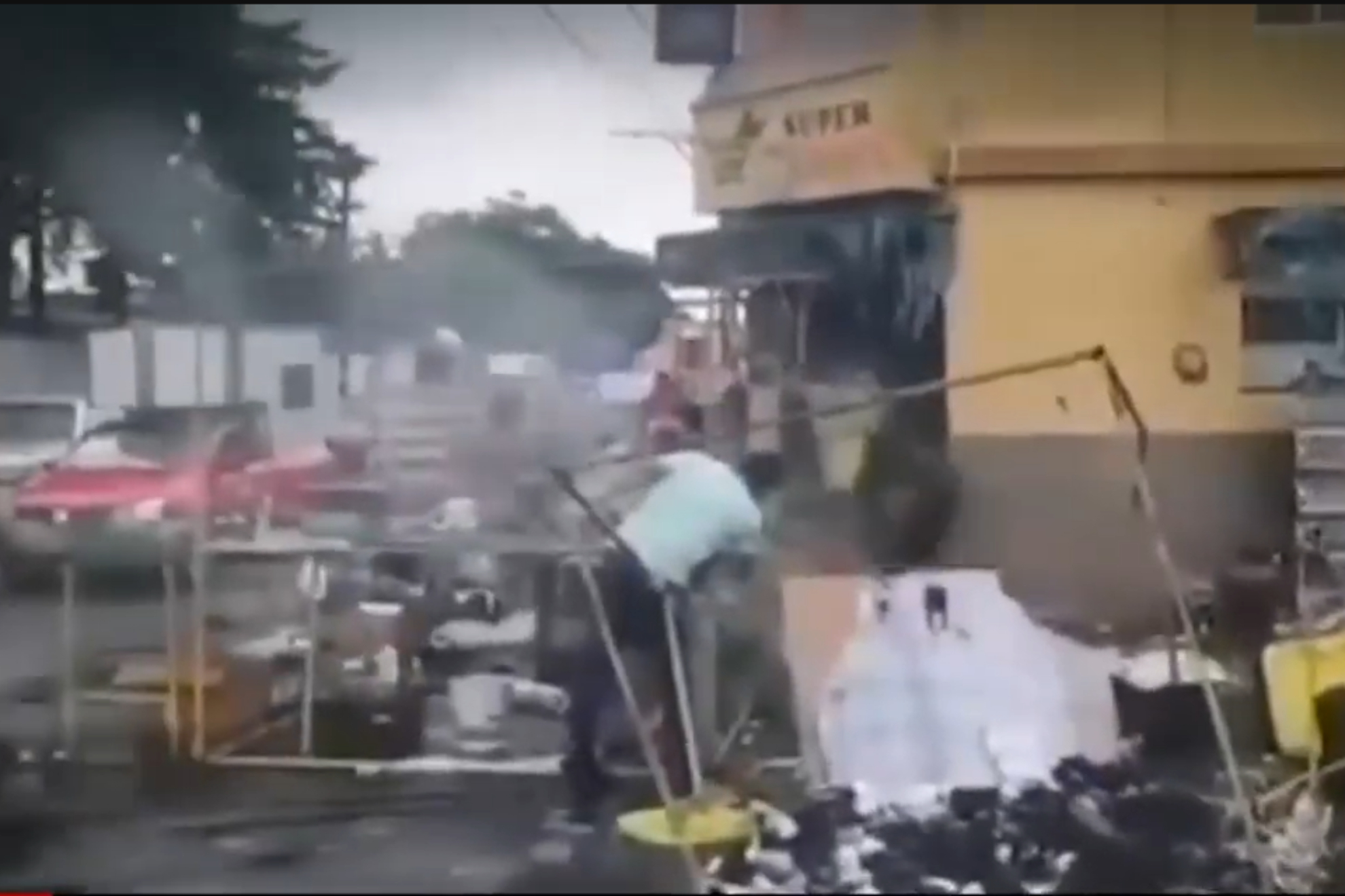 Pánico por la explosión de un tanque de gas en un tianguis de Morelia ...