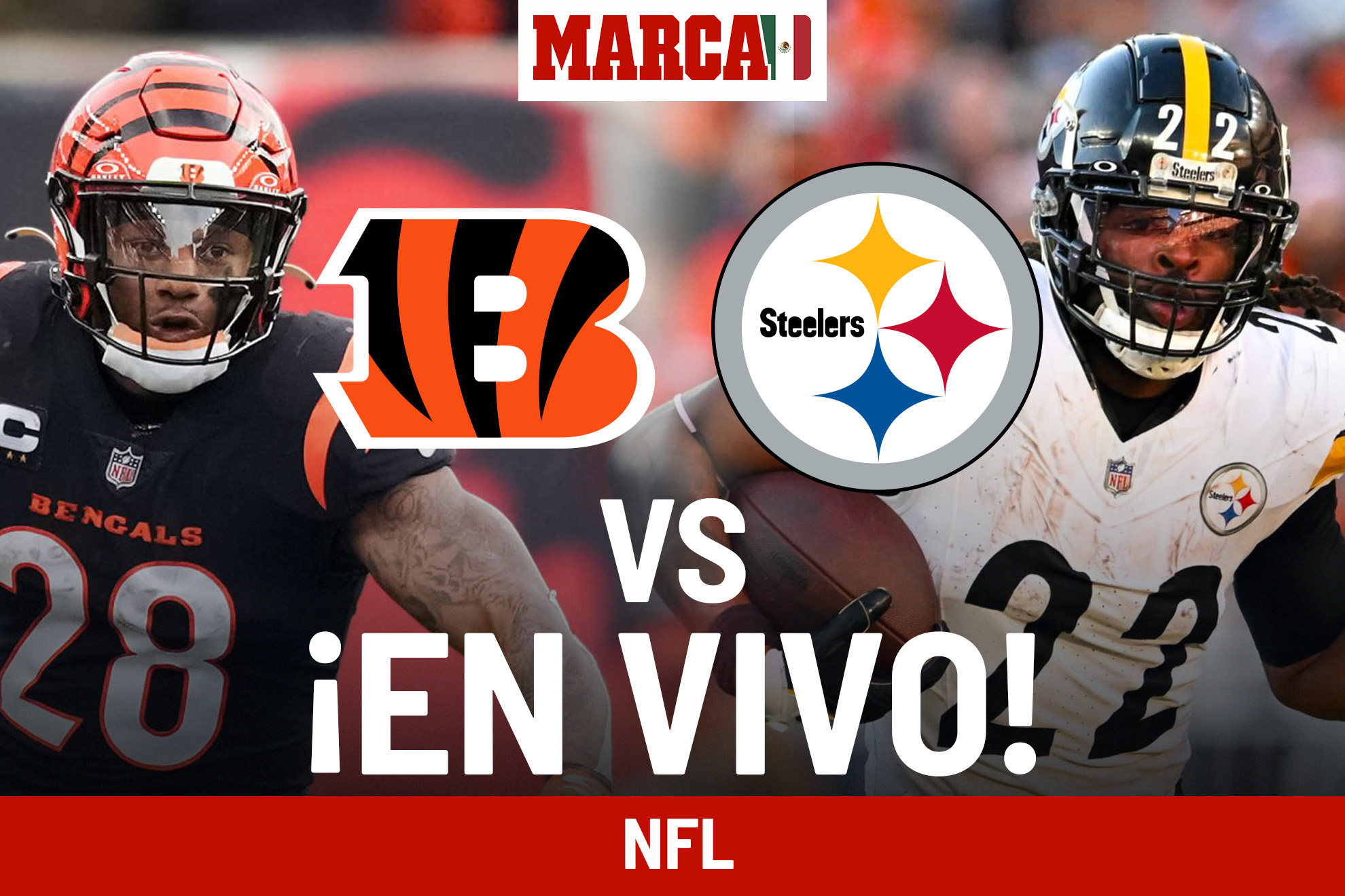 Steelers vs Bengals EN VIVO Online. Partido de Pittsburgh - NFL hoy