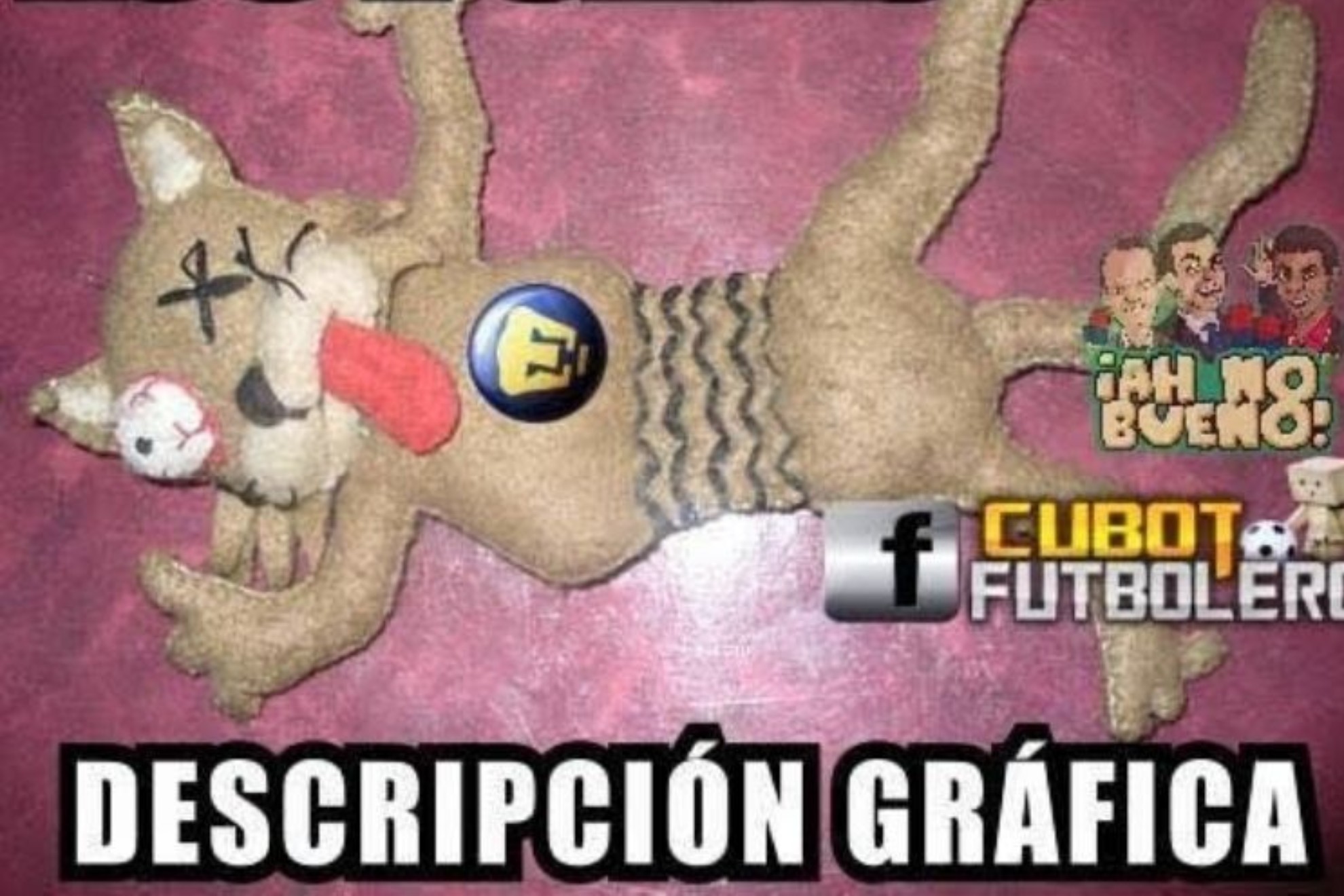 Liga MX 2024Arrollamiento de pumas. llanta sobre peluche... | MARCA.com