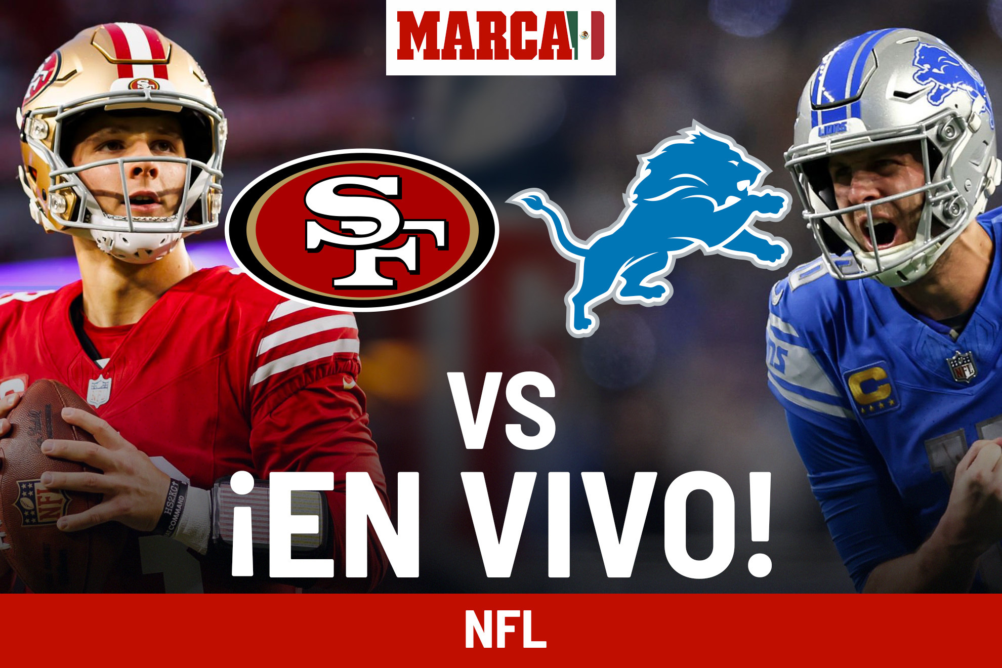 49ers vs Lions EN VIVO Online. Partido de San Francisco hoy - Finales ...