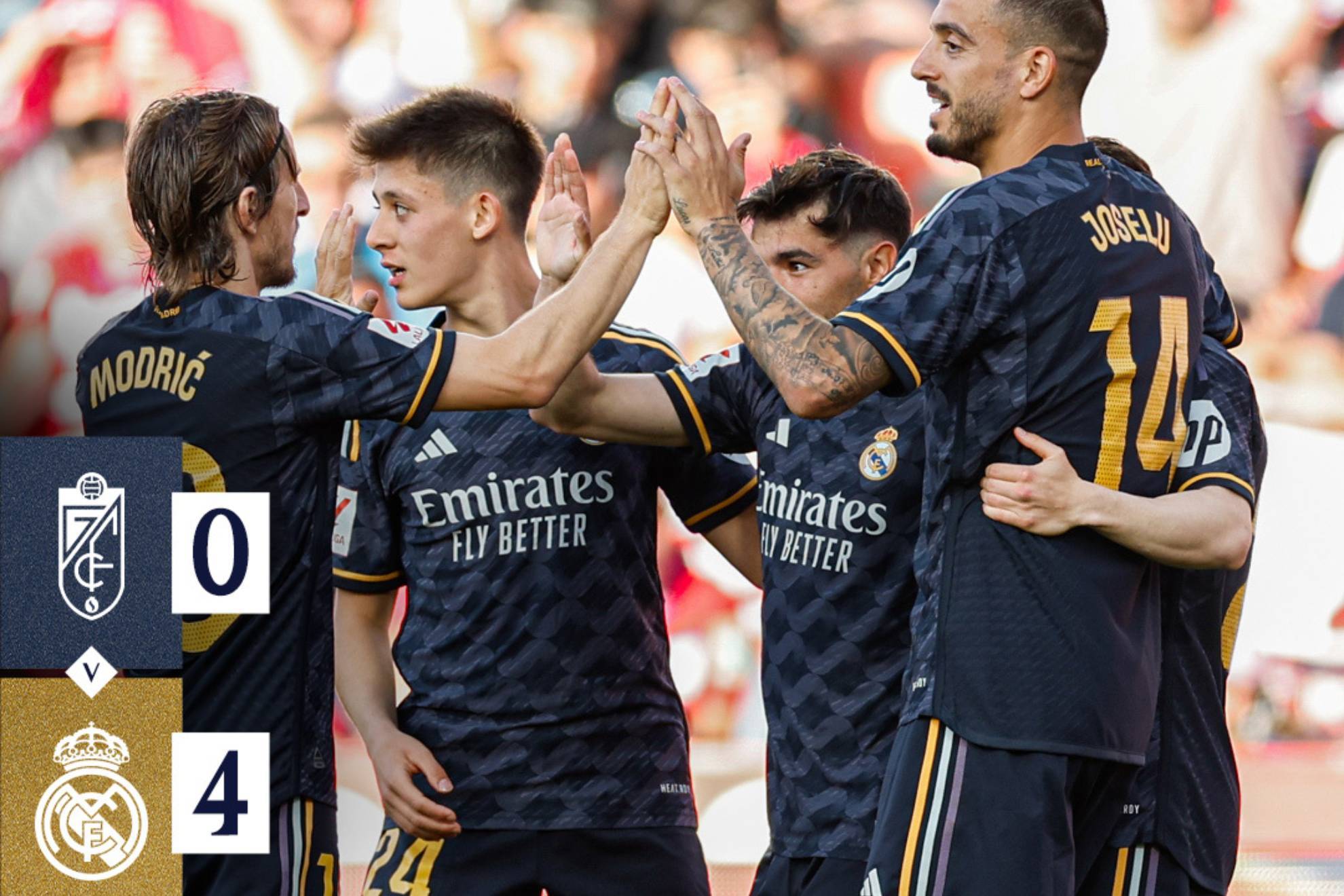 Resultado Granada vs Real Madrid: El campeón de La Liga se da un festín ...