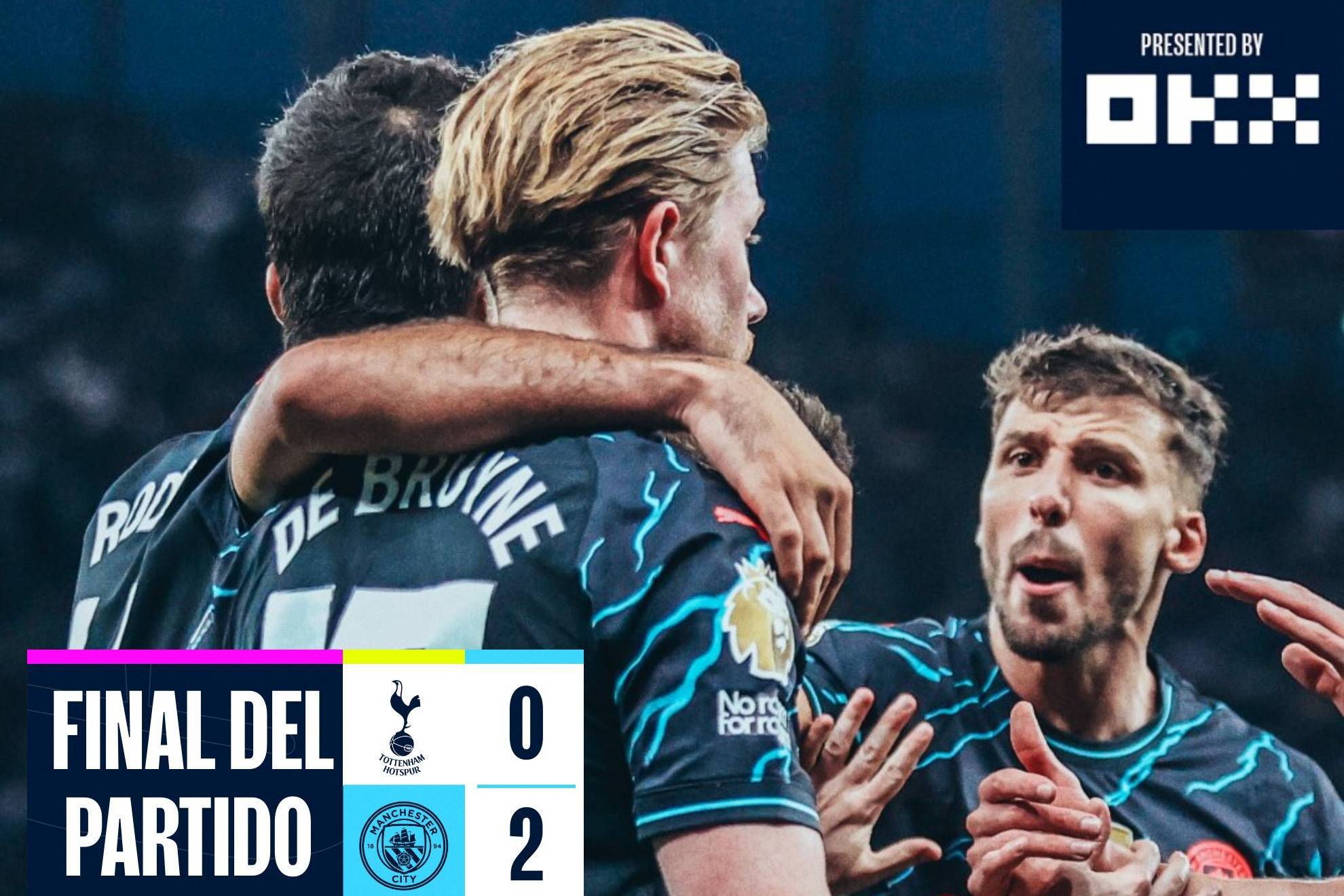 Premier League Resultado Y Estadísticas Tottenham Vs Manchester City