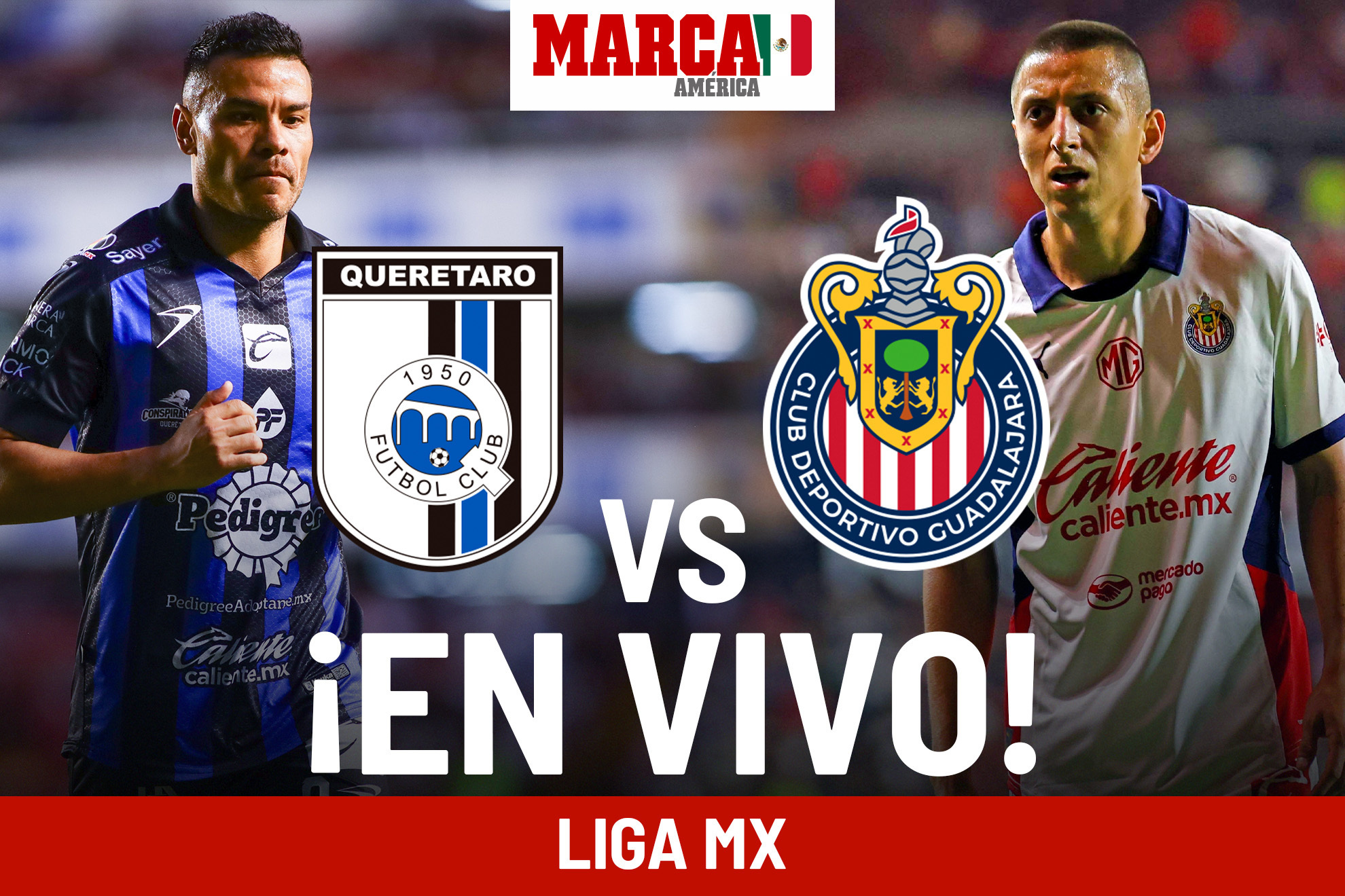 Querétaro vs Chivas EN VIVO. Juego Gallos hoy - Liga MX 2024 J3: 2-0 y ...