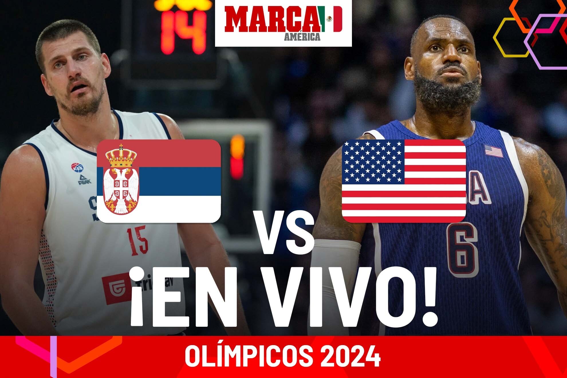 JJOO - Baloncesto masculino: USA vs Serbia EN VIVO. Partido de Estados ...