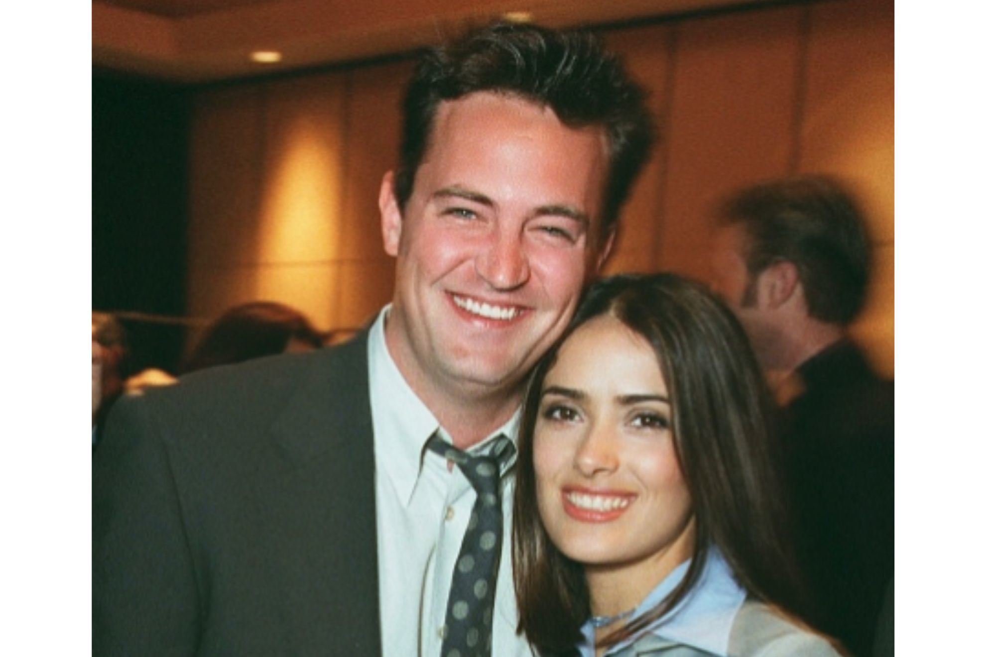 Salma Hayek dedica tierno mensaje a Matthew Perry por su cumpleaños ...
