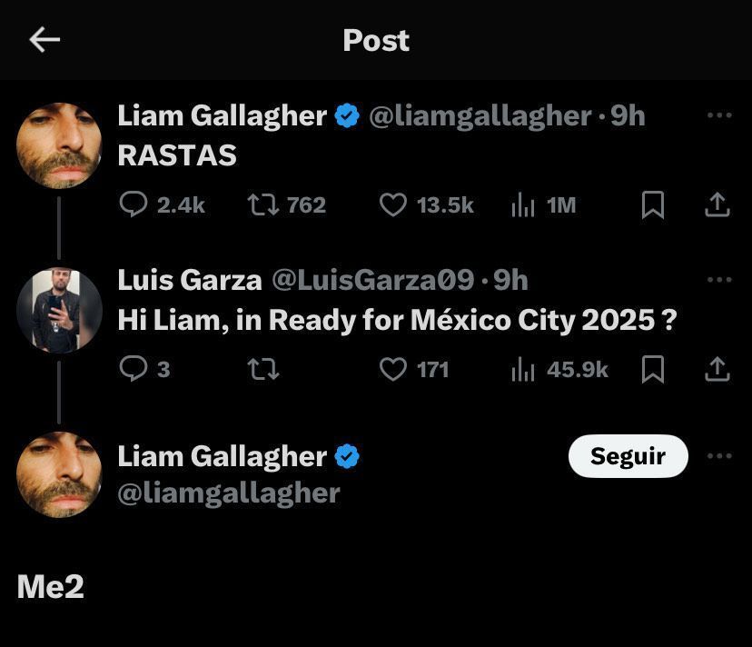¿Concierto de Oasis en México? Liam Gallagher da pistas | MARCA México