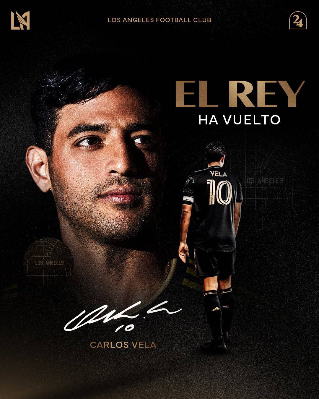 OFICIAL: Carlos Vela sonríe y está de regreso en LAFC tras meses de espera | MARCA México