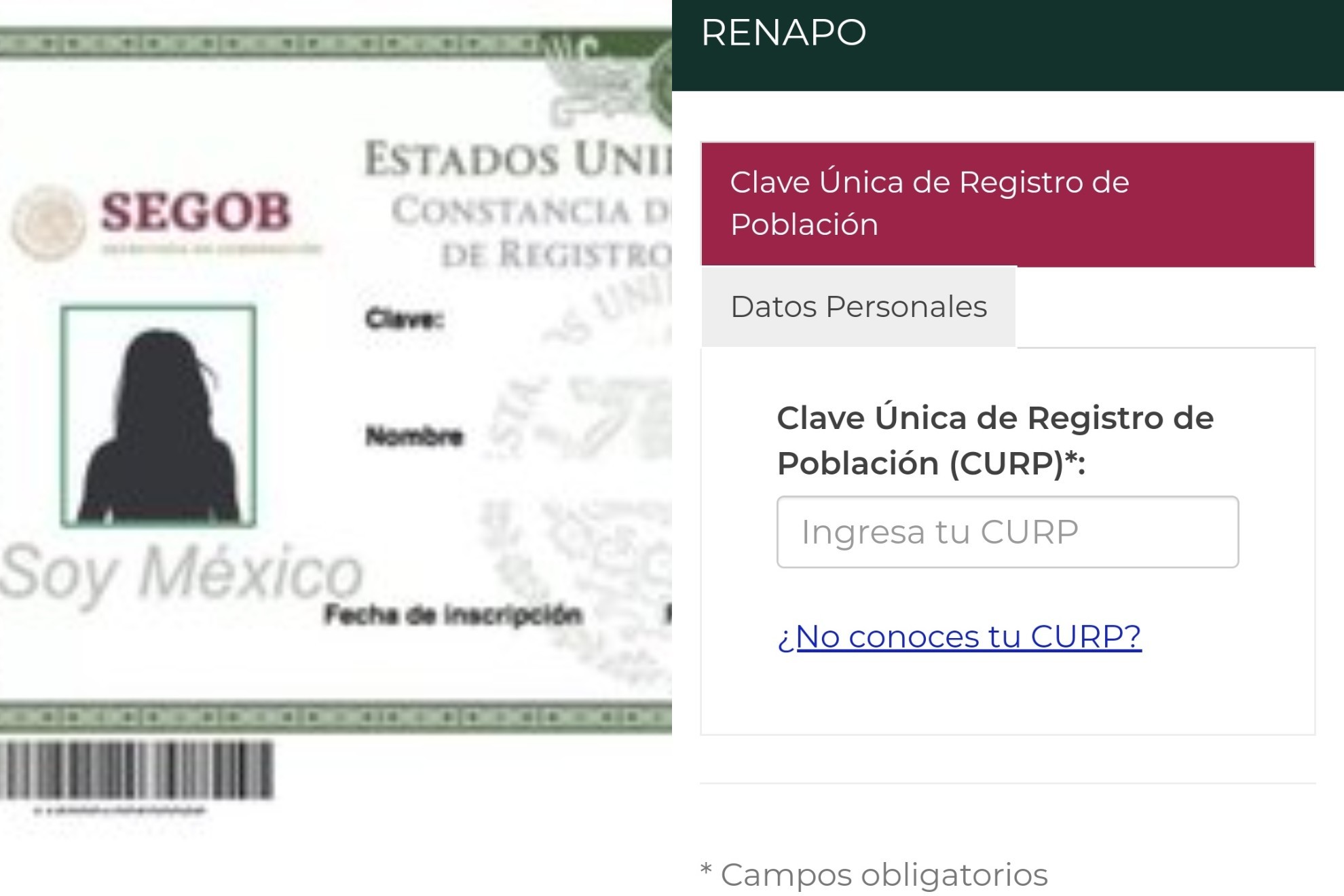 Consultar Curp En Lnea Curp Actualizado 2020 Guía Para Consultar Una