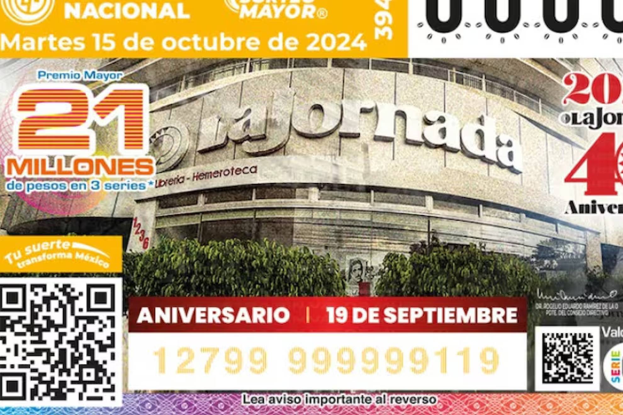 Resultados Lotería Nacional martes 15 de octubre 2024: lista Sorteo ...