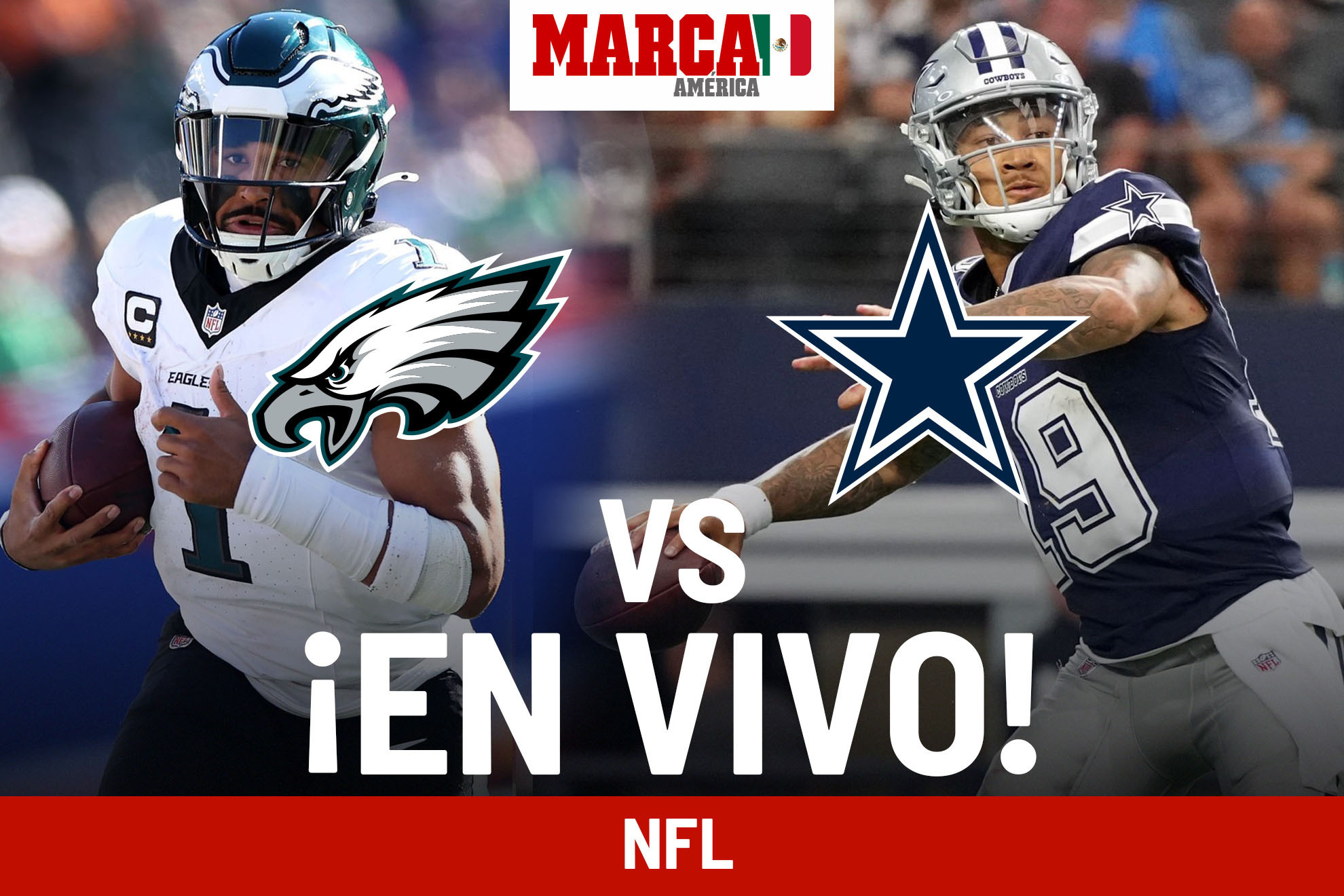 NFL: Eagles vs Cowboys EN VIVO Online. Partido de los Vaqueros de Dallas hoy - NFL 2024