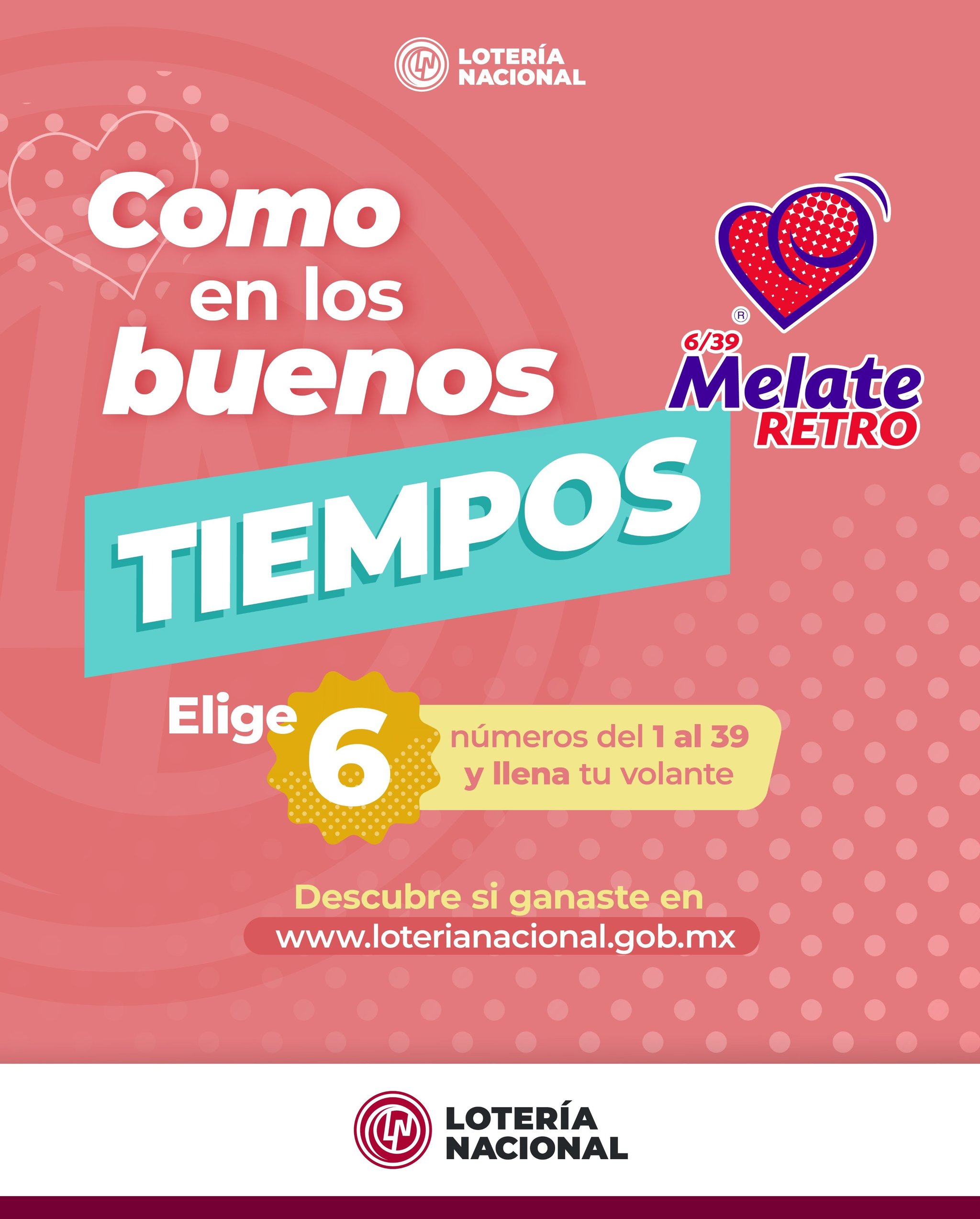 Resultados del Melate Retro hoy: números ganadores sorteo 1479 martes ...