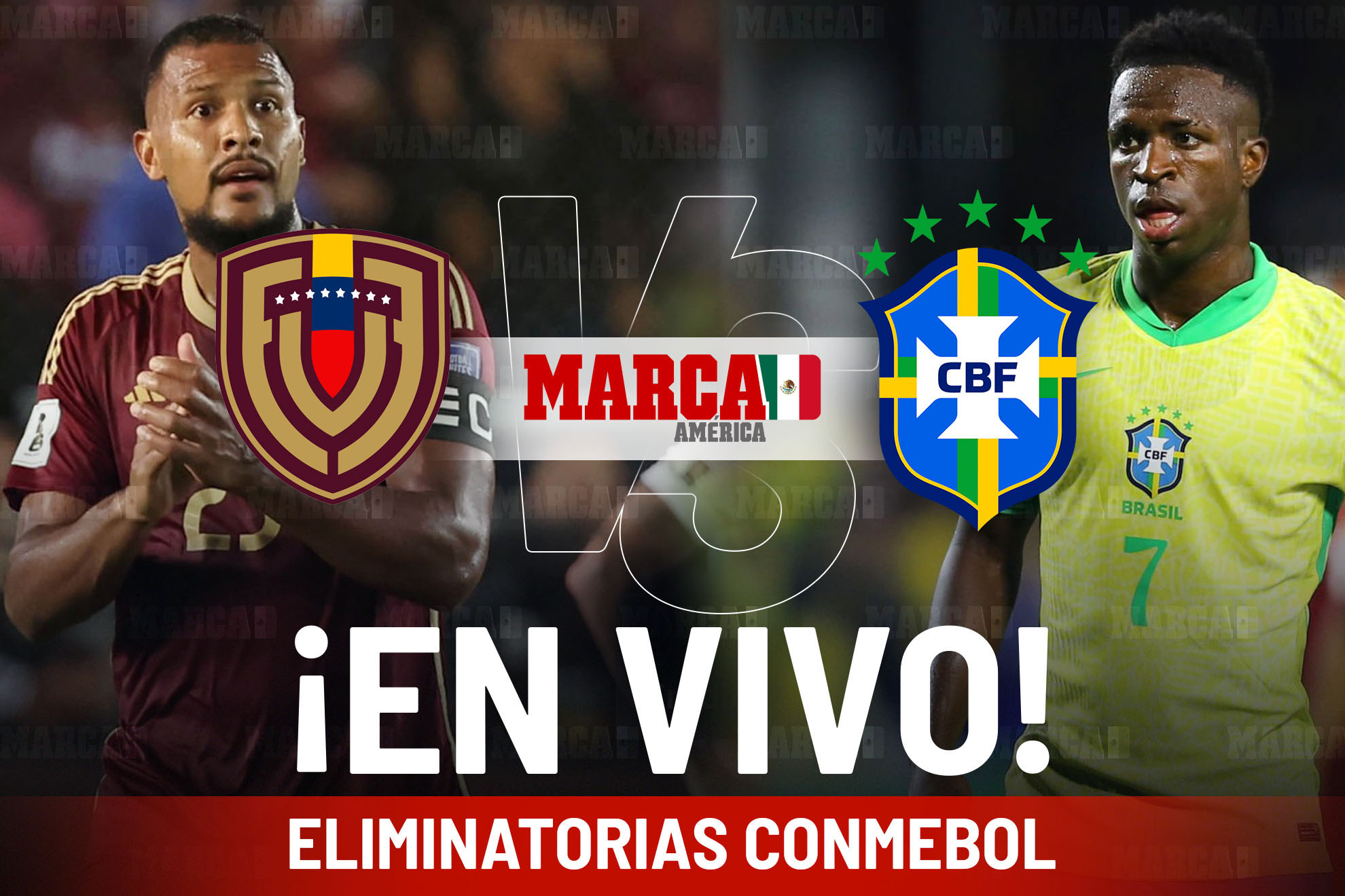 Venezuela vs Brasil EN VIVO. Partido hoy Eliminatorias Conmebol 2024