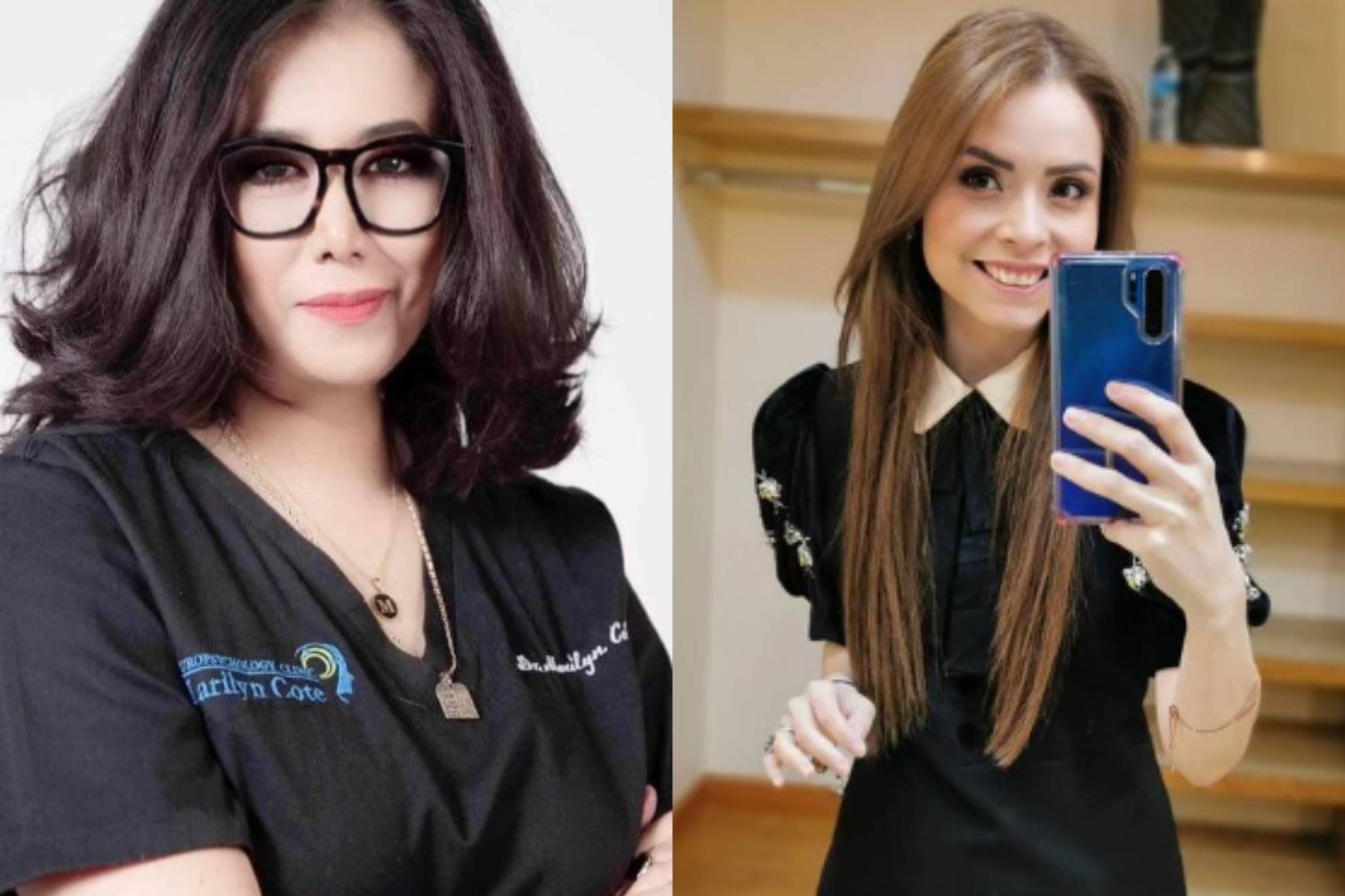 "El color azul es buenísimo para bajar de peso" afirma Maryfer Centeno; la comparan con Marilyn ...