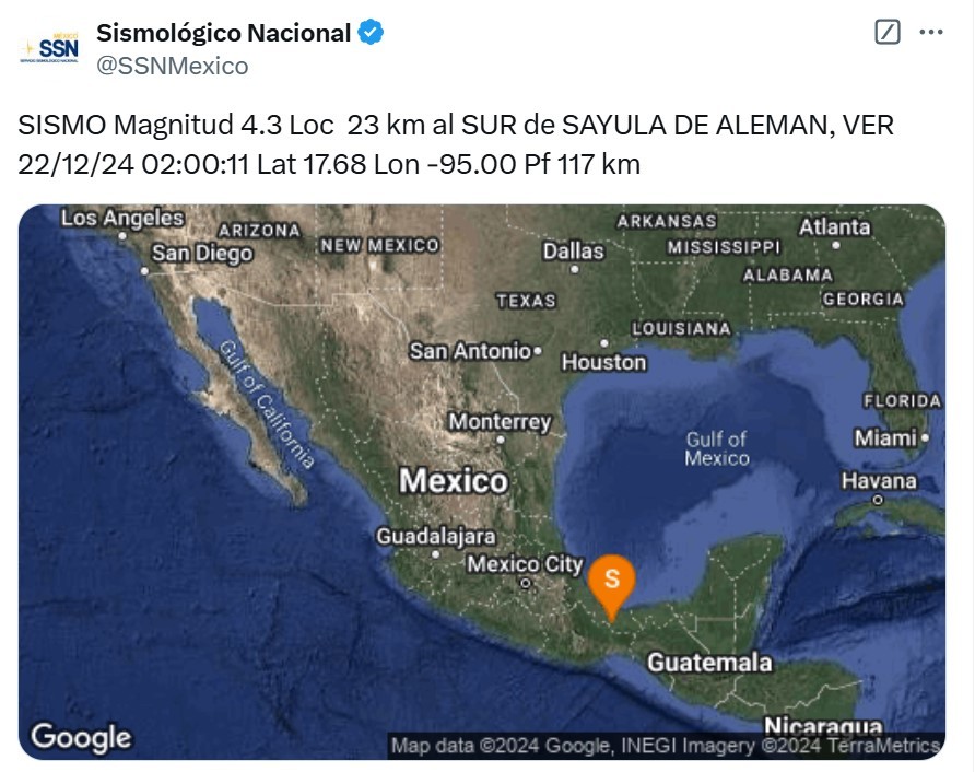 Temblor hoy CDMX: de cuánto fue el último sismo en México del domingo 22 de diciembre 2024 ...
