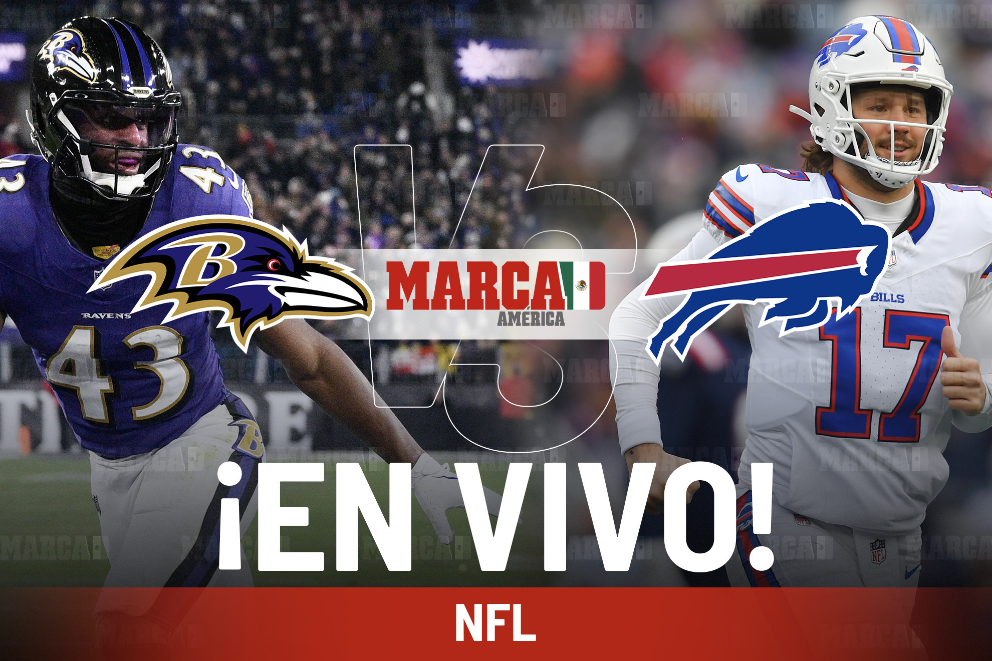 NFL Playoffs: Ravens vs Bills hoy EN VIVO Online. Partido Ronda Divisional NFL 2025