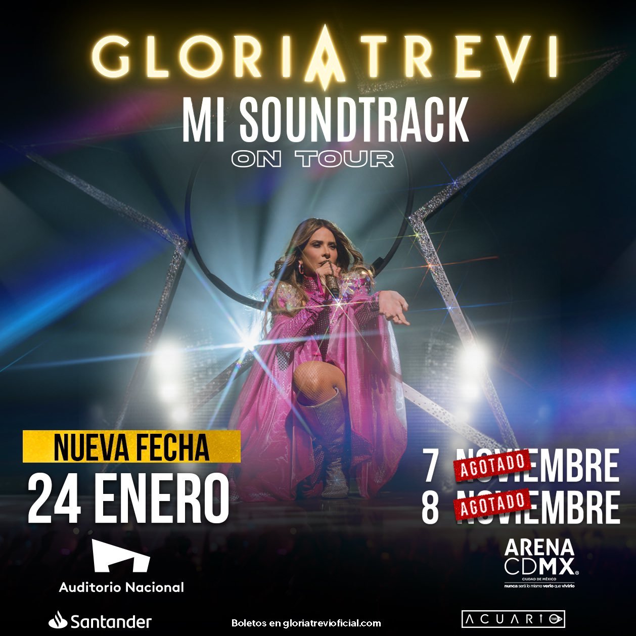 Concierto Gloria Trevi hoy en Auditorio Nacional: horario, boletos y ...