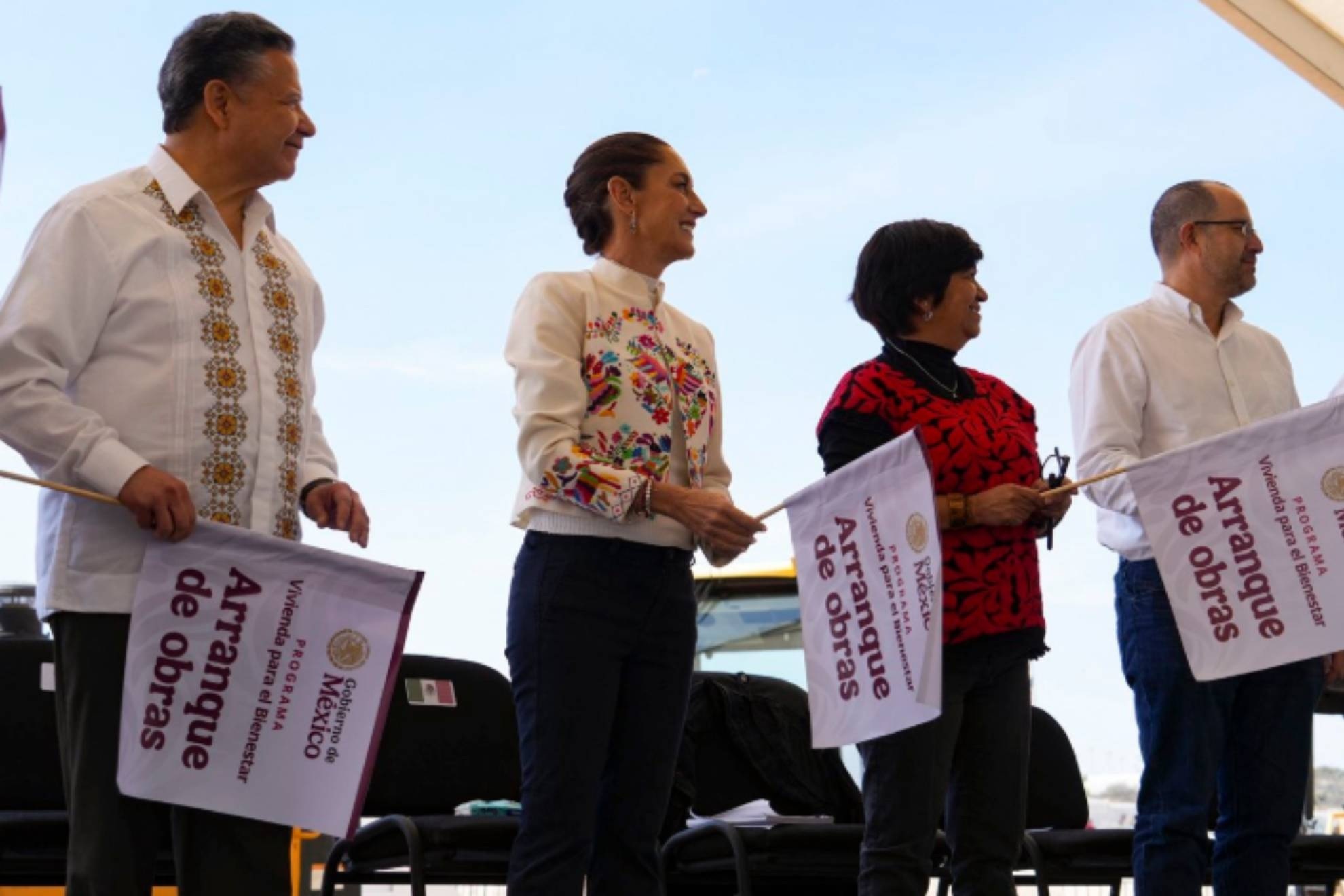 Claudia Sheinbaum presente en el banderazo del inicio de las obras del ...