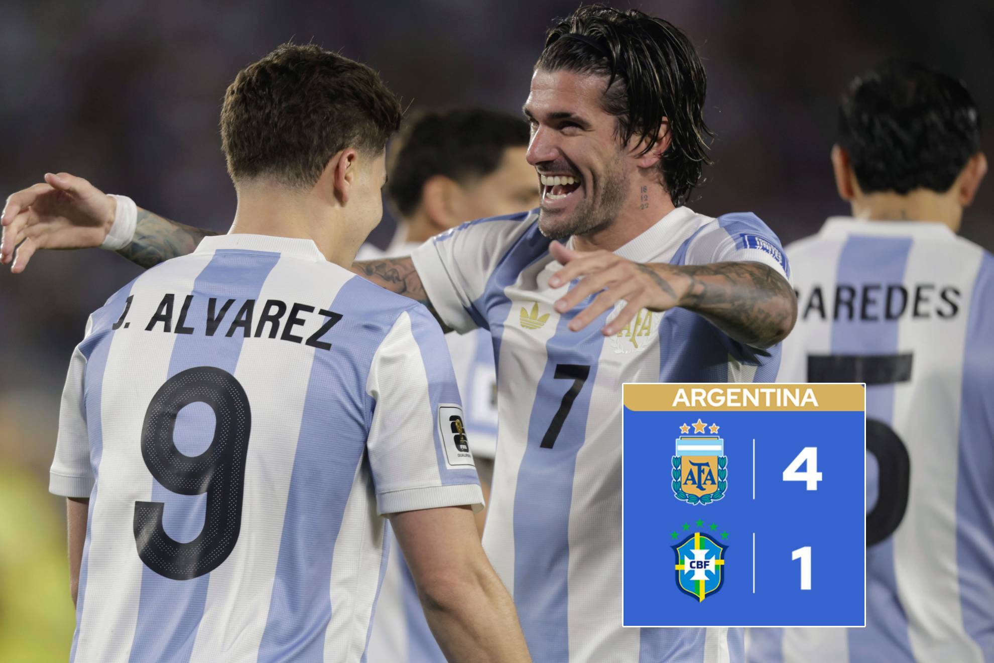 Resultado Argentina vs Brasil: Julián Álvarez la hace de Messi para bailar a Canarinha en ...