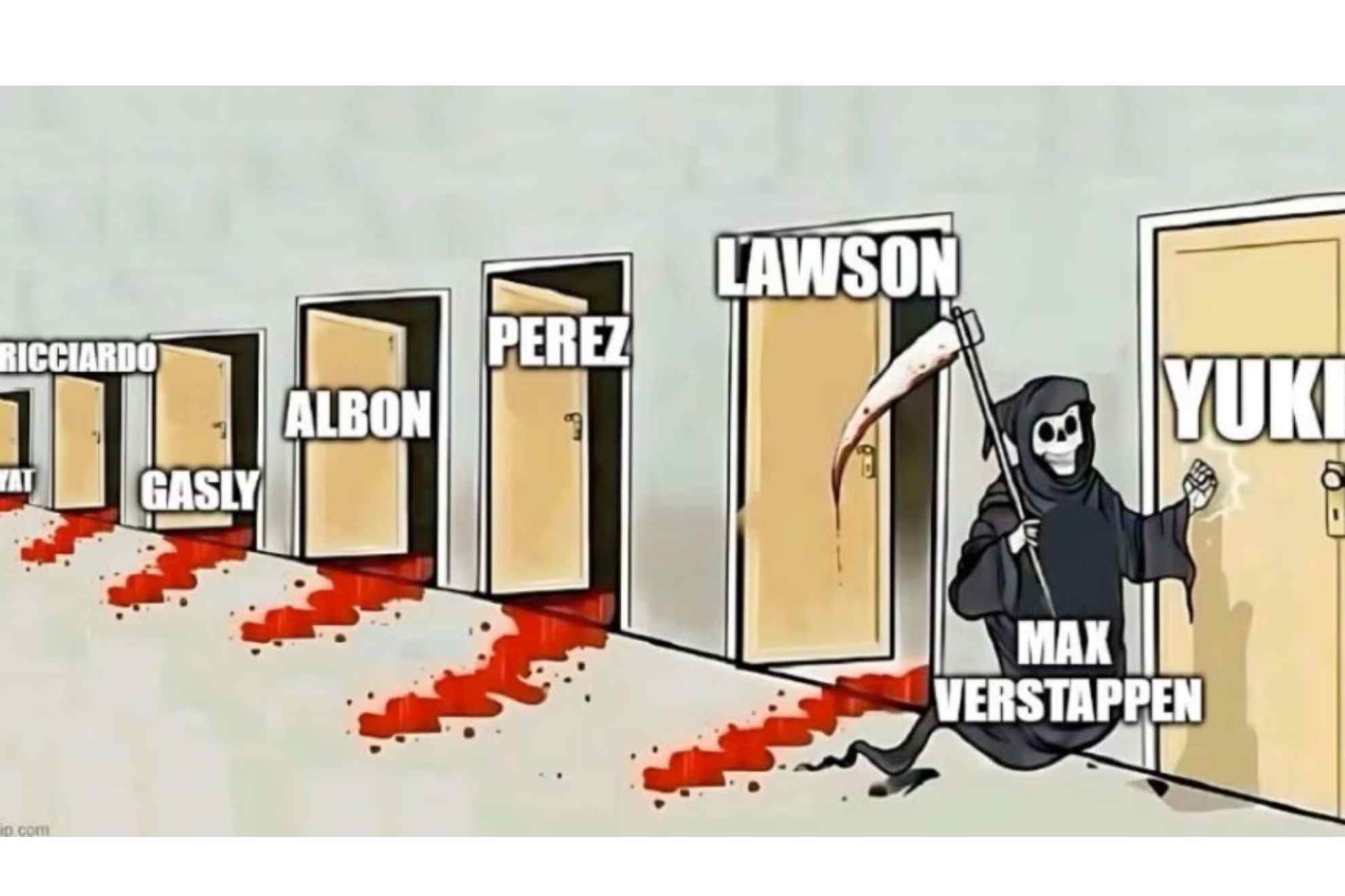 Los memes del despedido de liam lawson en red bull | MARCA.com