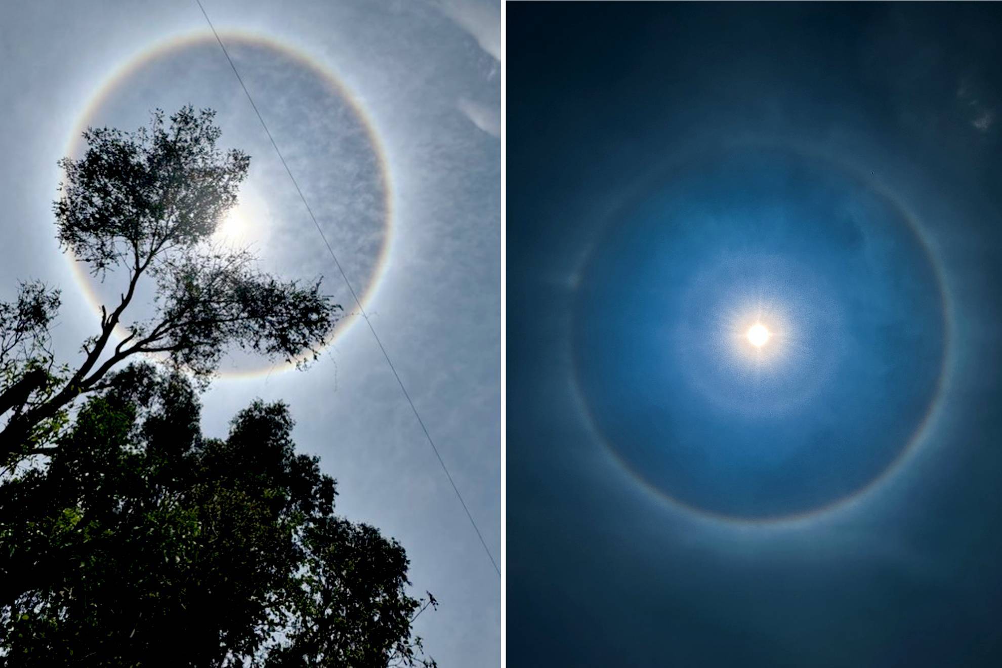 ¿El Halo solar es peligroso o cómo se forma? El fenómeno que sorprende ...