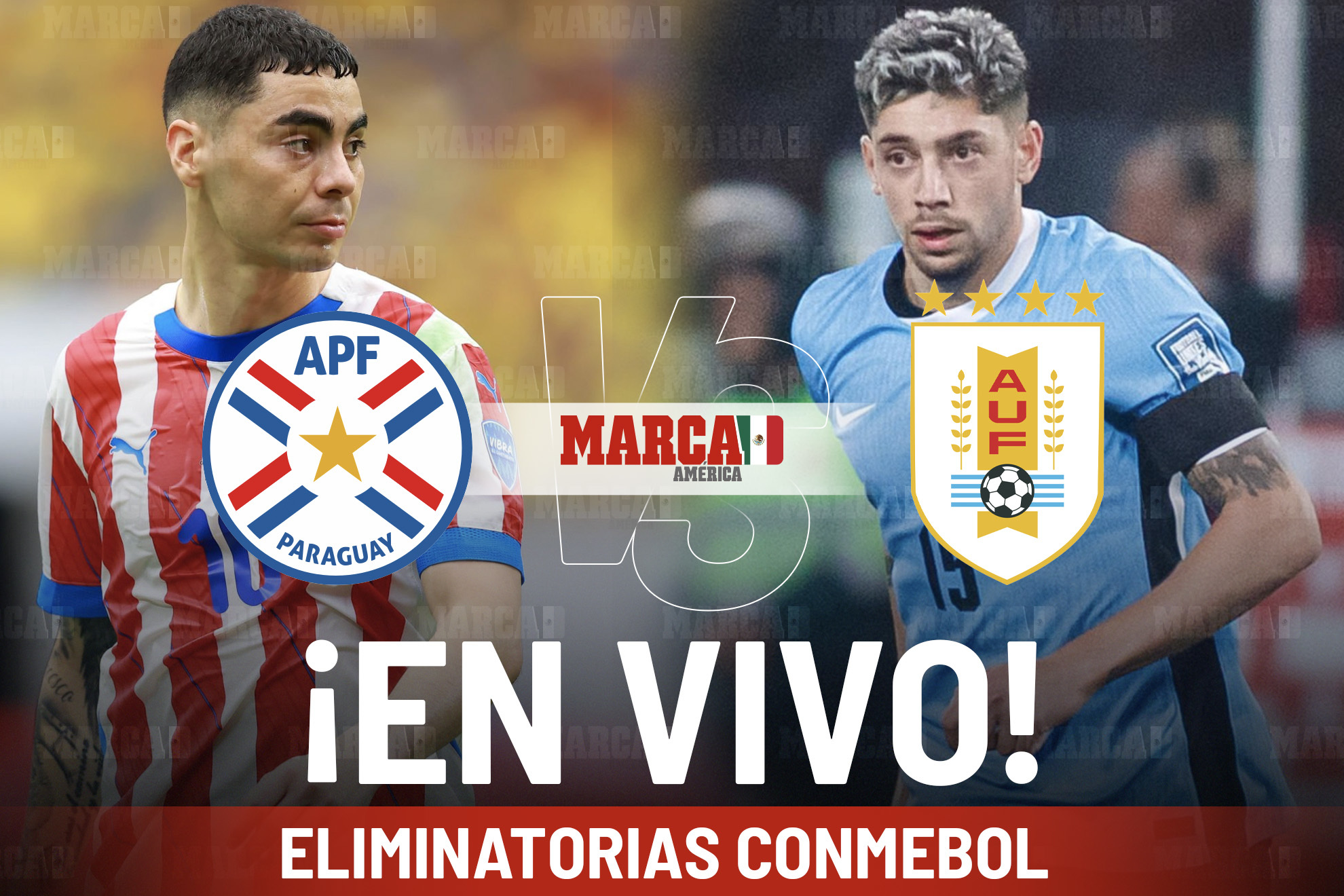 Paraguay vs Uruguay EN VIVO Hoy. Partido de Eliminatorias Conmebol 2025
