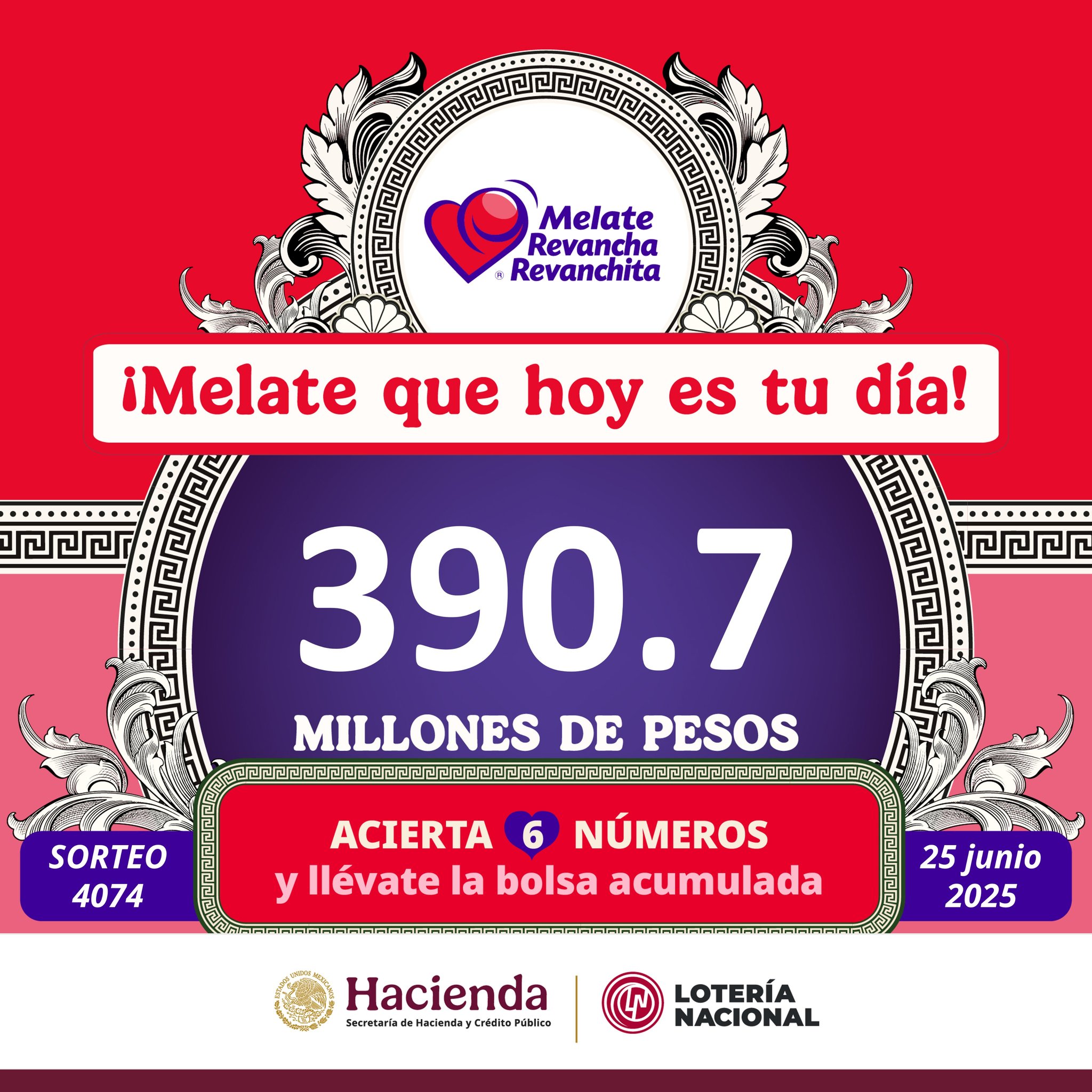 Melate, Revancha y Revanchita resultados hoy: números ganadores sorteo ...