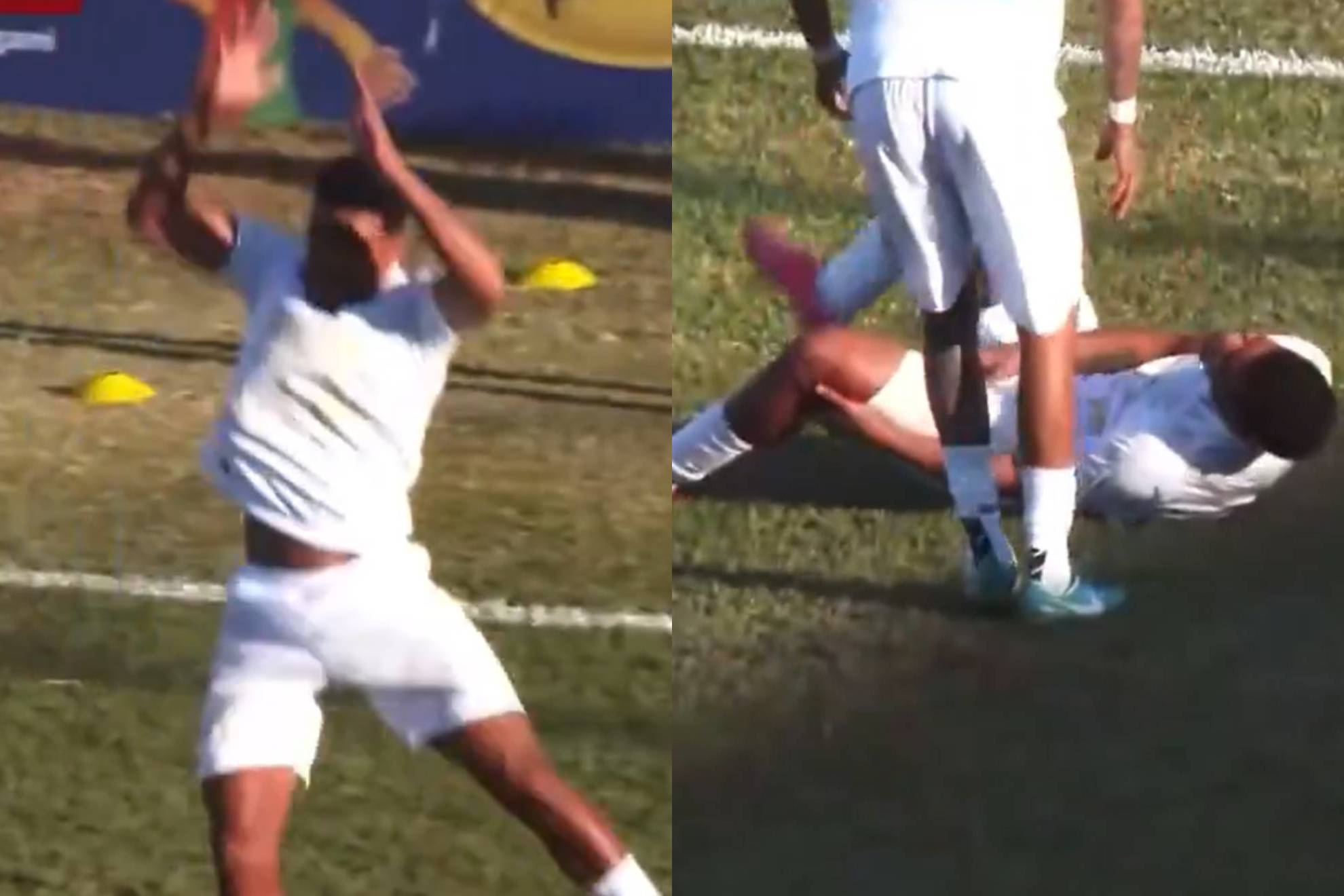 VIDEO: Futbolista se rompe la rodilla por festejar con el SIUUU de ...