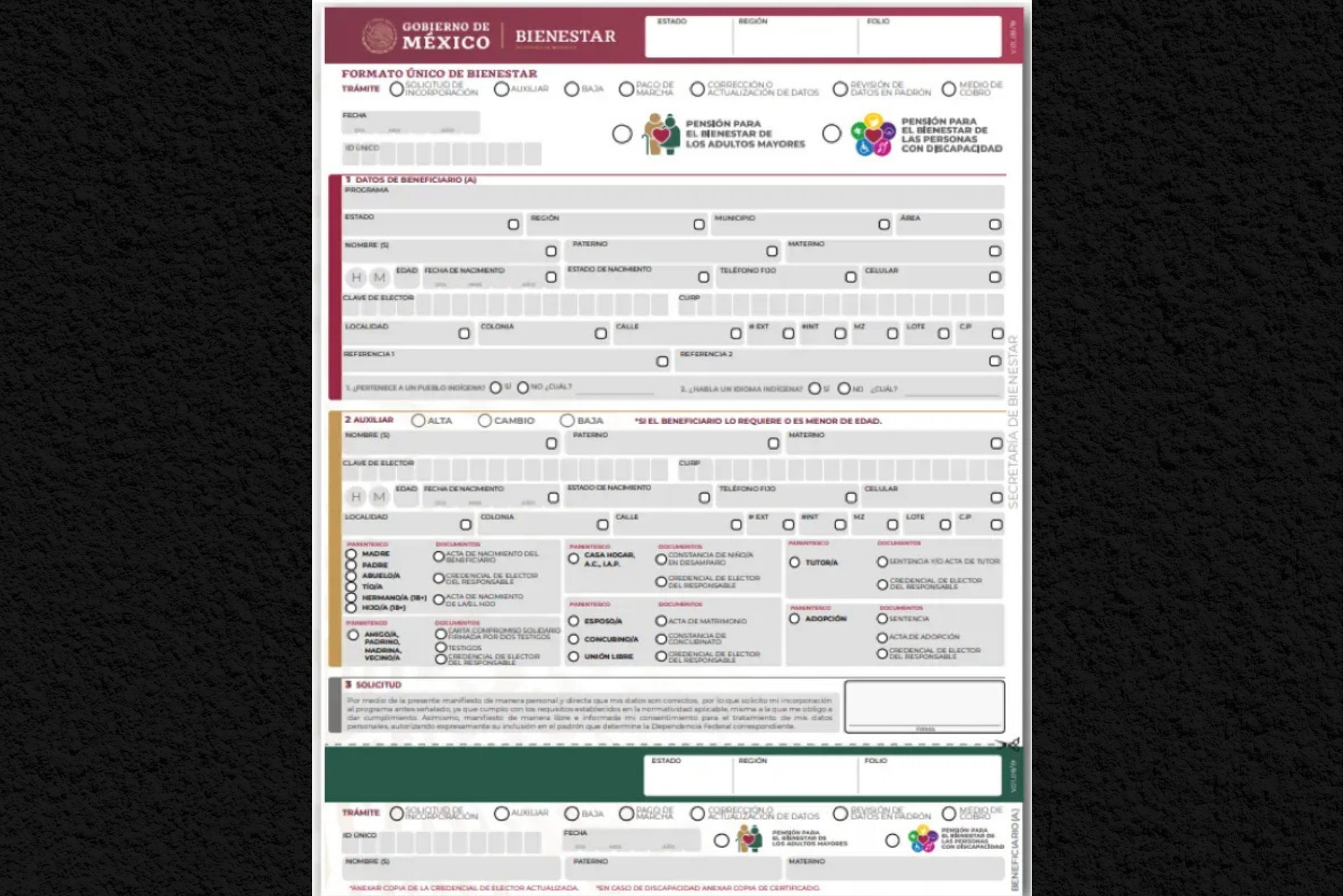 Registro Pensión Mujeres Bienestar 60 a 64 años: ¿Cómo descargar el PDF? Así debes llenar el ...